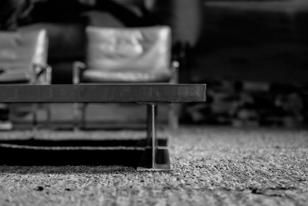 I-beam coffee table - Montauk Sofa