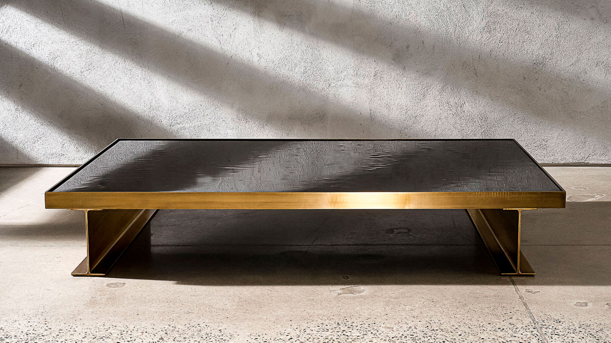 I-beam coffee table - Montauk Sofa